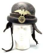 WW II German NSKK Motorcycle Helmet - Kraft Auction Service, LLC