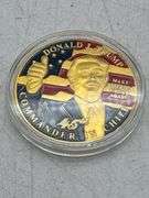 (F) 10 Collectible Donald Trump Commander in Chief Coins - Kraft ...