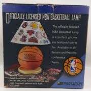 (I) Sportscast NBA Chicago Bulls shade Basketball lamp in box. Approx 7 ...