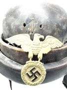 WW II German NSKK Motorcycle Helmet - Kraft Auction Service, LLC