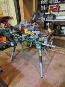 MasterForce 10" Miter Saw On Stand. - Kraft Auction Service, LLC