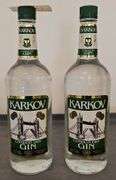 Karkov London Dry Gin Bottles - Kraft Auction Service, LLC