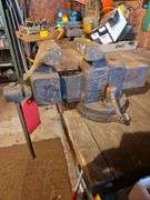 Antique Desmond Stephan Simplex Bench Vice. - Kraft Auction Service, LLC