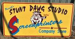 Stunt Dawg Studio Sign - Kraft Auction Service, LLC