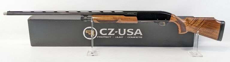 CZ Model 612 Target 12 Ga Pump Action Shotgun w/ Box - Kraft Auction ...