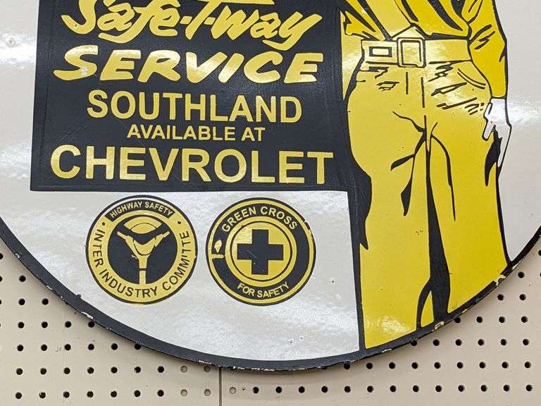SSP Chevrolet Safe-T-Way Service Fantasy Sign - Kraft Auction Service, LLC