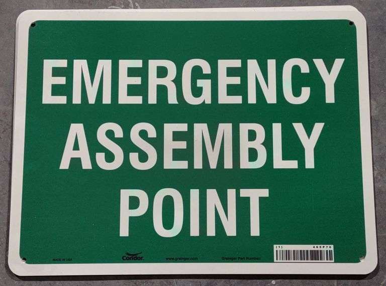 Fiberglass Safety Signs - Kraft Auction Service, LLC