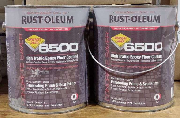 Rust-Oleum High Traffic Epoxy Floor Coating - Kraft Auction Service, LLC