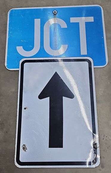 (AN) Metal Warning Signs. - Kraft Auction Service, LLC