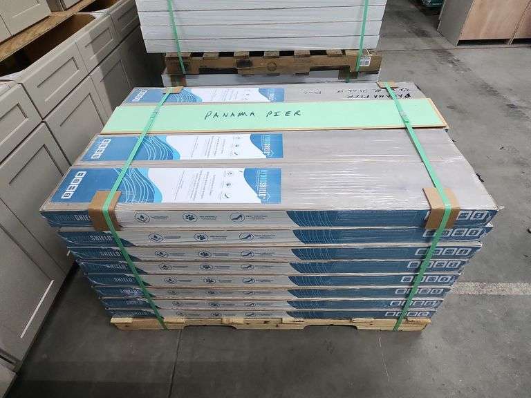 (II) Panama Pier Hydroshield Laminate Flooring - Kraft Auction Service, LLC