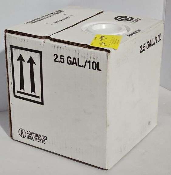 Cubitainer Flexible Plastic Container Inside a Cardboard Box. - Kraft ...