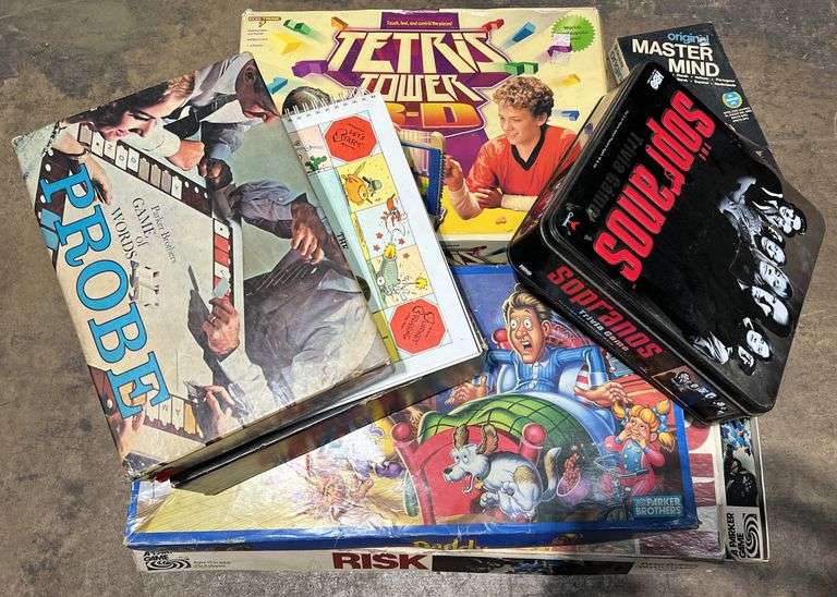 (TU) Board Games Including Sorry, Tetris, Risk and more - Kraft Auction ...