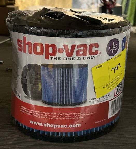 Shop• Vac Cartridge Filter - Kraft Auction Service, LLC