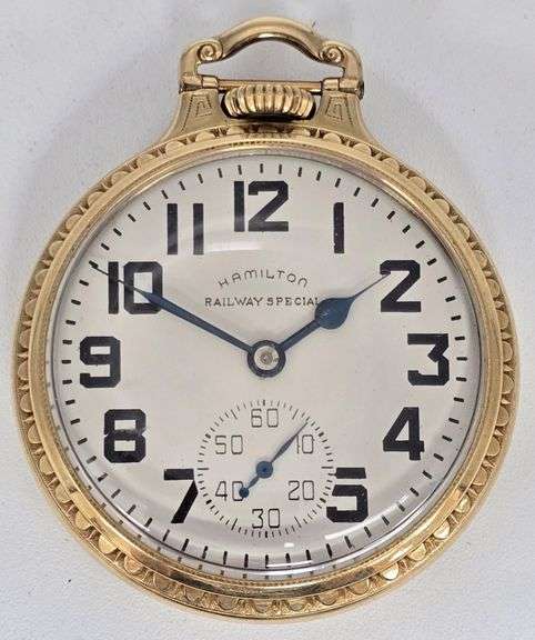 1948 Hamilton 992B Railroad Special Pocket Watch - Kraft Auction ...