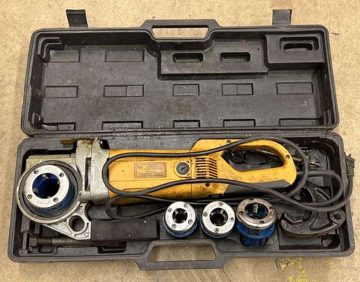 Central Machinery Portable Electric Pipe Threader With Carrying ...