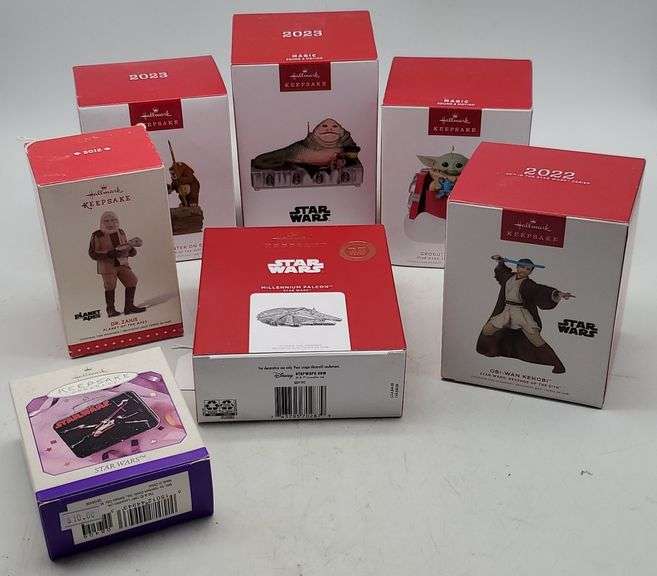 (DD) Hallmark Keepsake Ornaments Star Wars & Planet if the Apes edition ...