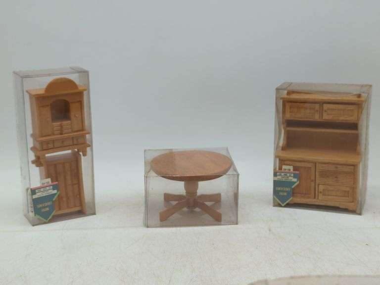 (K) Mini And Doll House Furniture. X-Acto,Mini Home. Dresser, Stove ...