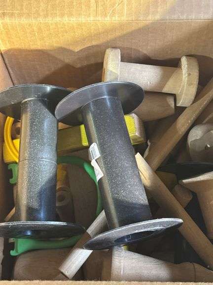 (R) Large Box Full of Kids Toys & Spools - Kraft Auction Service, LLC