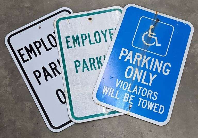 (AN) Metal Warning Signs. - Kraft Auction Service, LLC