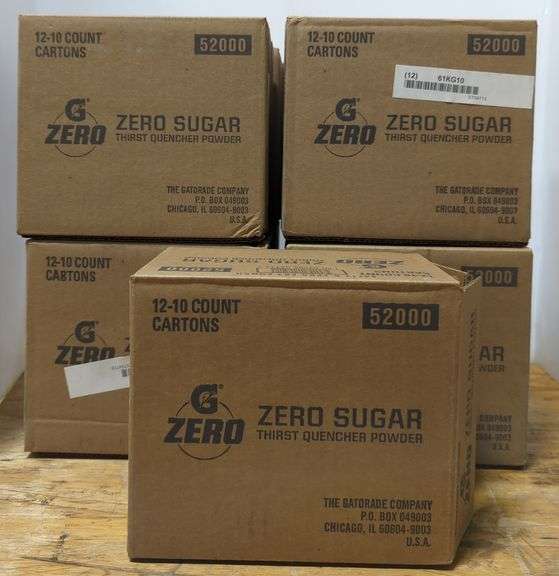 G Zero Sugar Thirst Quencher Power Packs - Kraft Auction Service, LLC