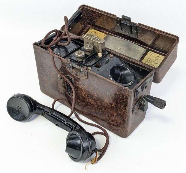 WWII German St & Co. Field Telephone - Kraft Auction Service, LLC