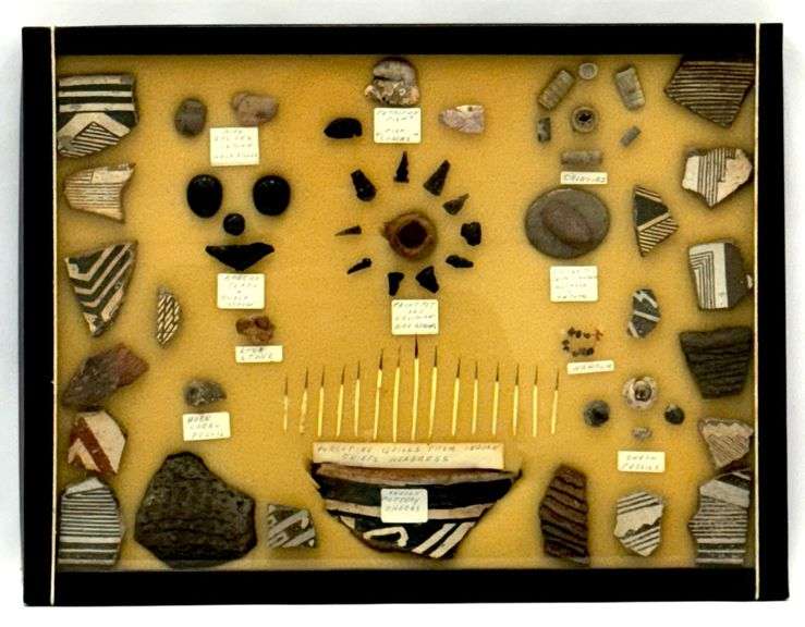 Native American Artifact Collection in Display - Kraft Auction Service, LLC