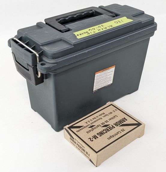180 Rnd Talon Mfg .30-06 M2 AP Black Tip Cartridges w/ Ammo Can - Kraft ...