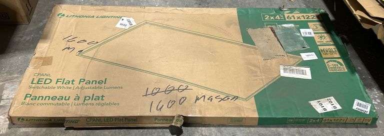 Lithonia Lighting LED Flat Panel - Kraft Auction Service, LLC