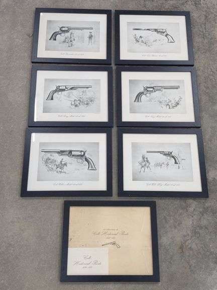 (AS) Colt Historical Gun Collection Art Prints - Kraft Auction Service, LLC