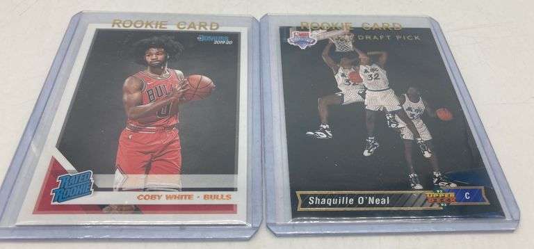 (WX) Coby White and Shaquille O’Neal basketball rookie cards - Kraft ...