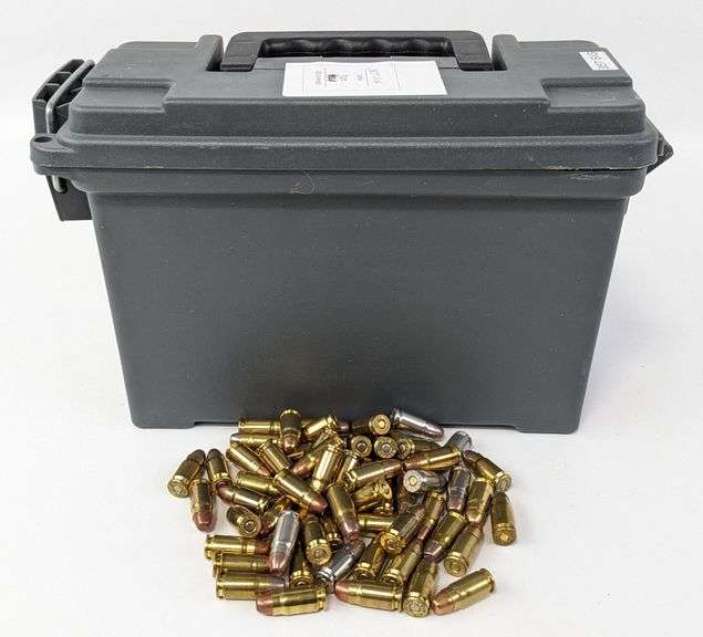 520 Rnd Loose Various Brand .357 SIG FMJ Cartridges w/ Ammo Can - Kraft ...
