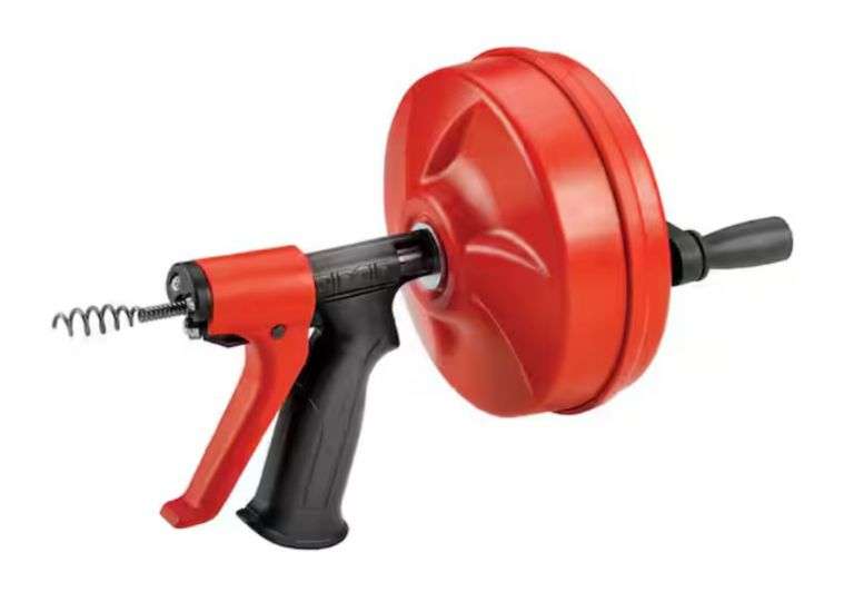 (DZ) Ridgid Power Spin+ 1/4" x 25' Hybrid Drain Cleaning Snake Auger ...