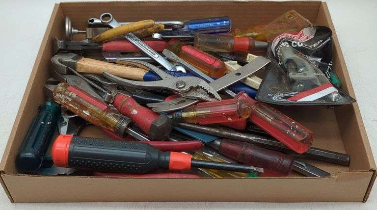 (G) Tools. Hammers Tubing Cutter, Screw Drivers, Crescent Wrenches ...