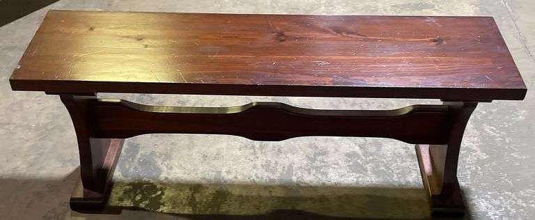 (R) Vintage Bench 47” x 13” x 18” - Kraft Auction Service, LLC
