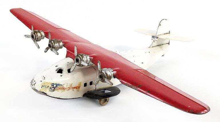 Wyandotte China Clipper 4-Prop Airplane - Kraft Auction Service, LLC