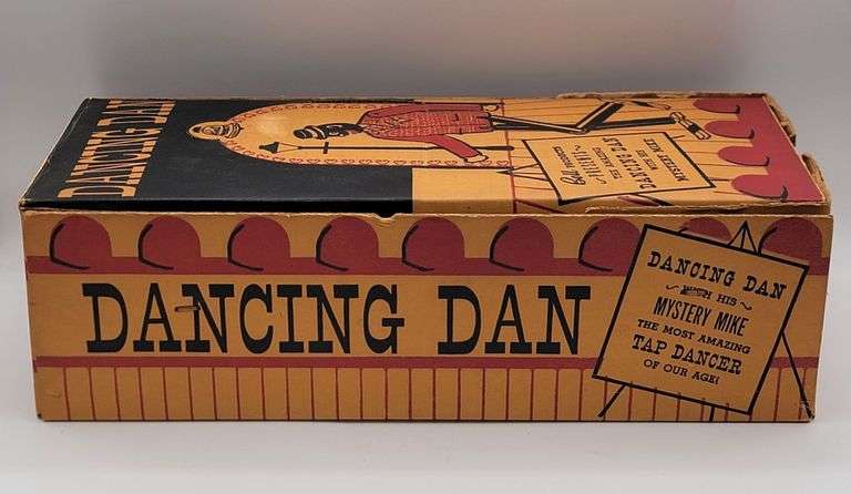 1950's Bell Products "Dancing Dan" Plastic Toy With Box - Kraft Auction ...