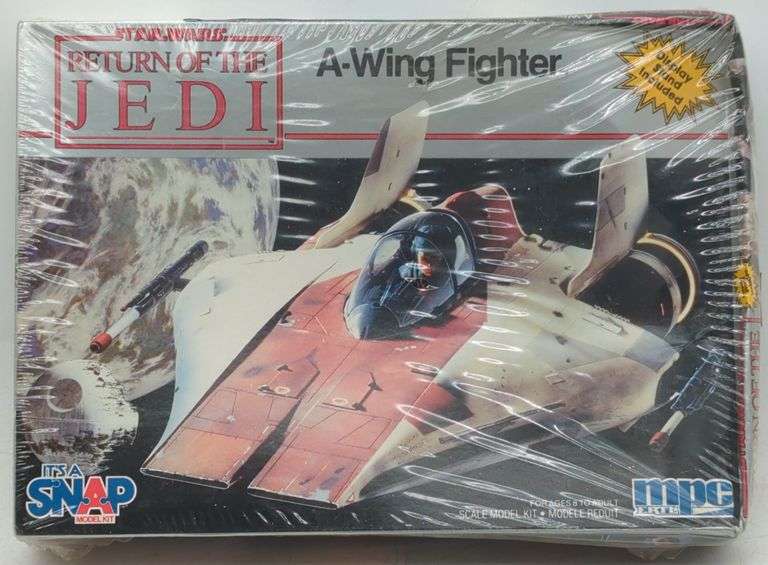 (D) MPC Ertl Snap Model Kit. State Wars Return of the Jedi. A-Wing ...