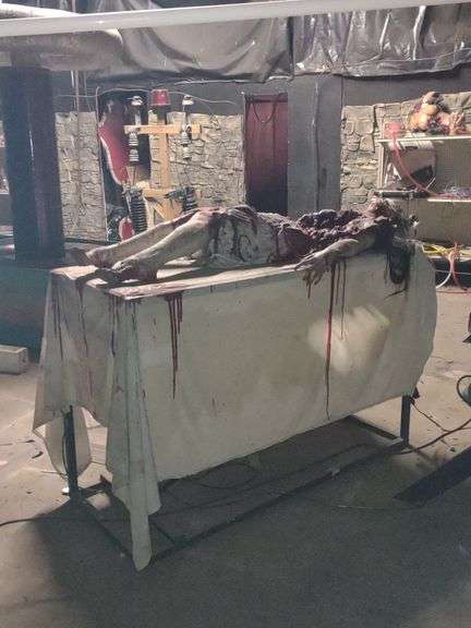 Faux Bloody Body Halloween Decor - Kraft Auction Service, LLC