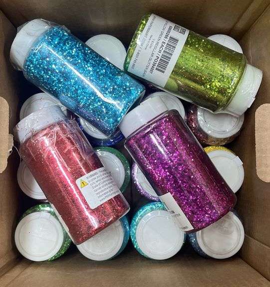 (I) Bulk Jars Of Glitter - Kraft Auction Service, LLC