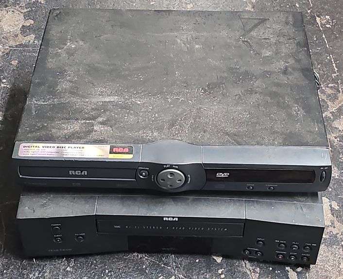 RCA DVD Player And RCA VHS Player - Kraft Auction Service, LLC