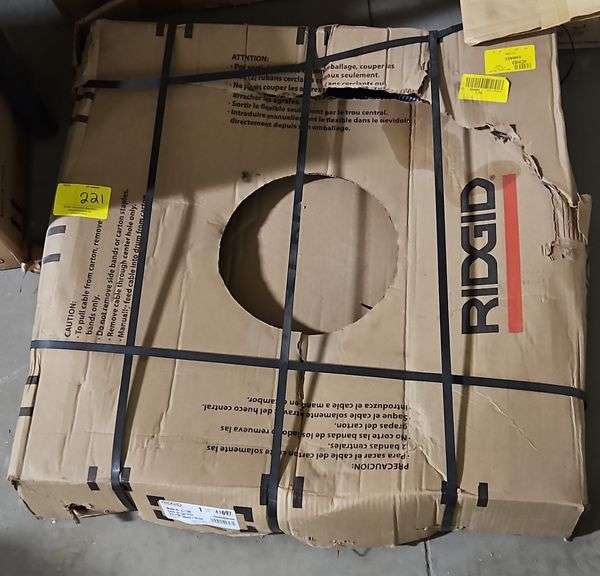 Ridgid 3/4"x100' Cable W/Inner Core. - Kraft Auction Service, LLC