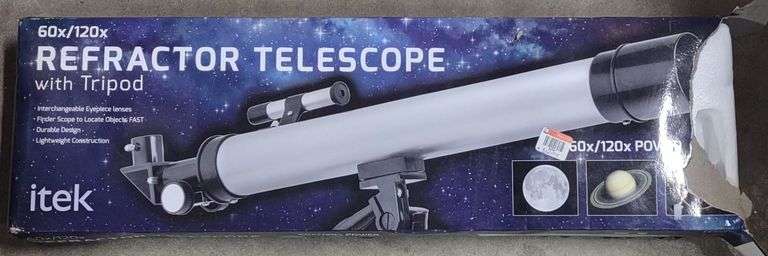 Itek Refractor Telescope - Kraft Auction Service, LLC