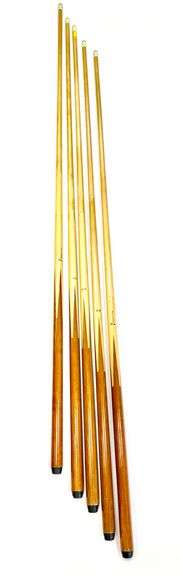 (5) Valley Supreme One Piece Billiard Cues - Kraft Auction Service, LLC