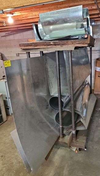 Contents & Rack W/Furnace Galvanized Sheet Metal & More. - Kraft ...