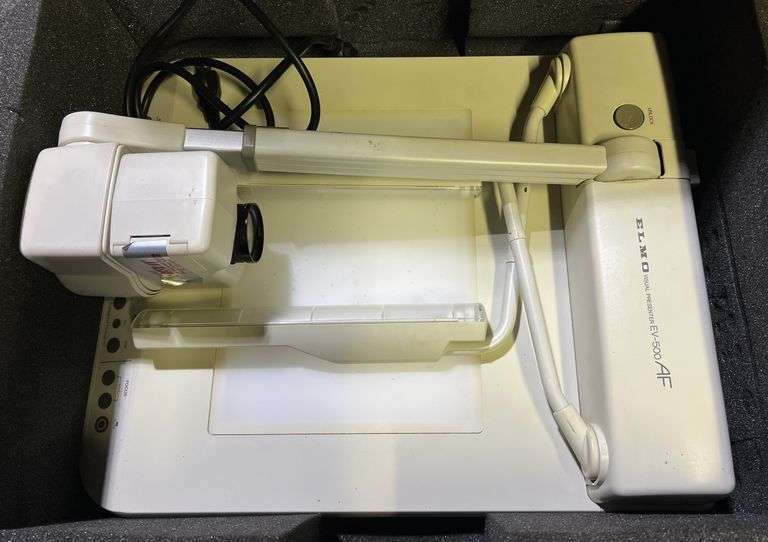 (UV) Elmo ev 500af visual presenter document camera In Hard Case ...