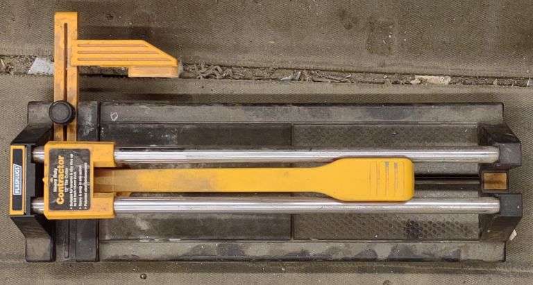 Plasplugs Contractor Floor/Wall Tile Cutter - Kraft Auction Service, LLC