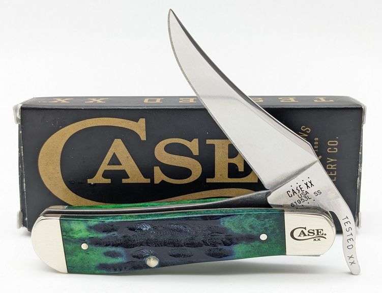 2022 Case XX Hunter Green Russlock 61953L w/ Box - Kraft Auction ...