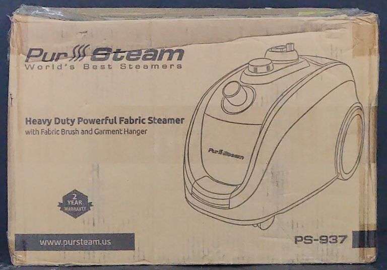 (R) Pur Steam Heavy Duty Powerful Fabric Steamer - Kraft Auction ...