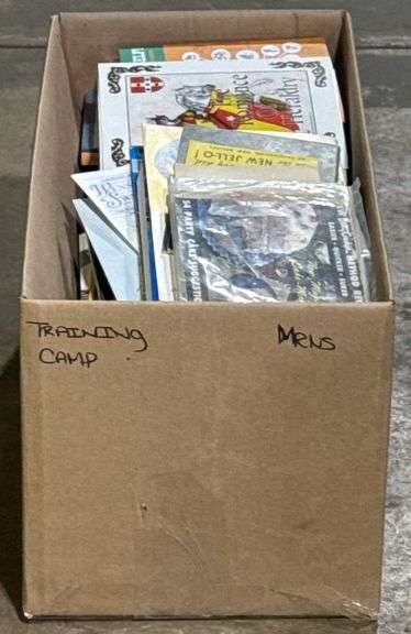 (L) Box with Books & Flyers - Kraft Auction Service, LLC