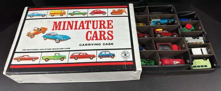 (N) Matchbox & Miniature Cars Carrying Case w/ Cars. - Kraft Auction ...